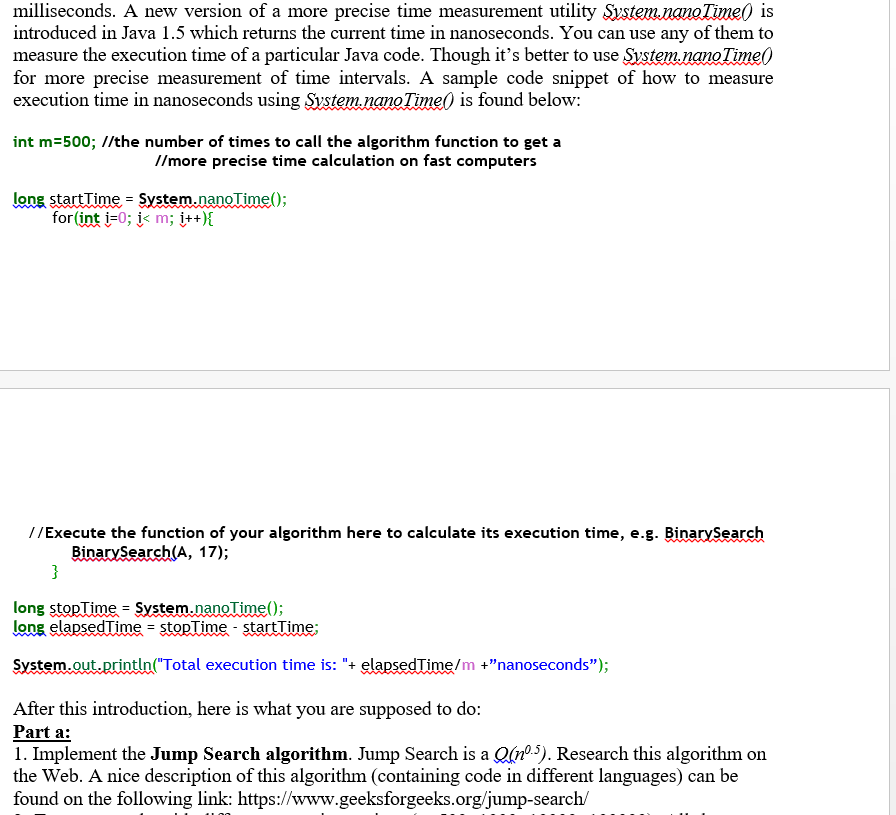 Exercise II (preferably use Java in solving this | Chegg.com