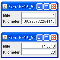 Solved Write a Java program that converts miles and | Chegg.com