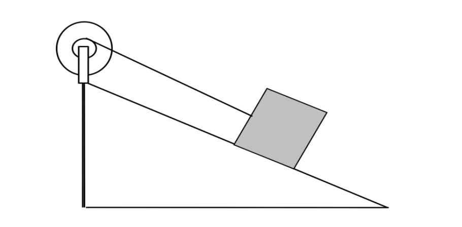 Solved A block of mass mb = 4.0 kg is released from rest on | Chegg.com