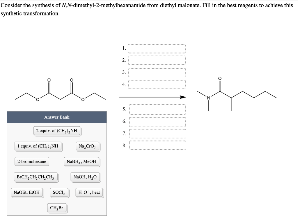 Solved Consider the synthesis of | Chegg.com
