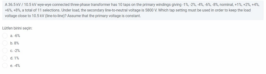 Solved A 36.5 kV / 10.5 kV wye-wye connected three-phase | Chegg.com