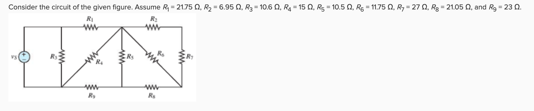 Solved Consider the circuit of the given figure. Assume Ry = | Chegg.com