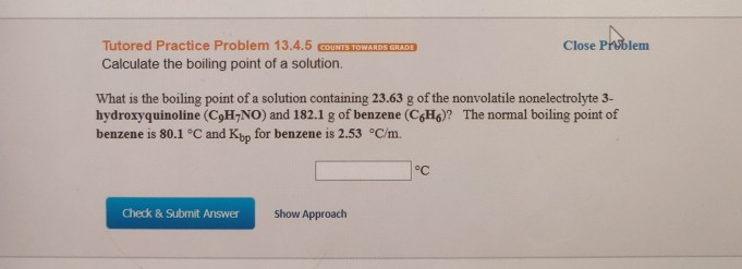 Solved Close Problem Tutored Practice Problem 13.4.4 COUNTS | Chegg.com