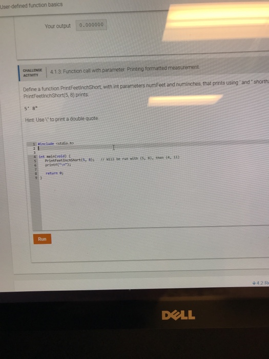 Solved 413 Function Call With Parameter Printing