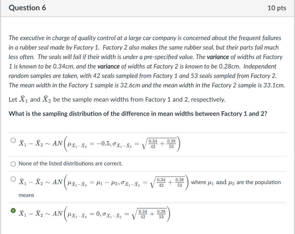Solved Question 6 10 pts The executive in charge of quality | Chegg.com