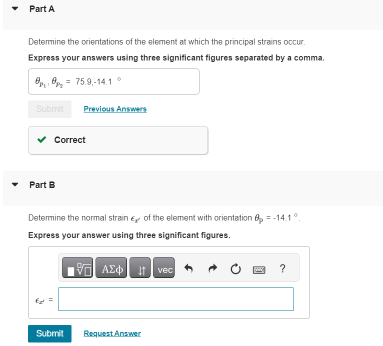 Solved Express your answers using three significant figures | Chegg.com