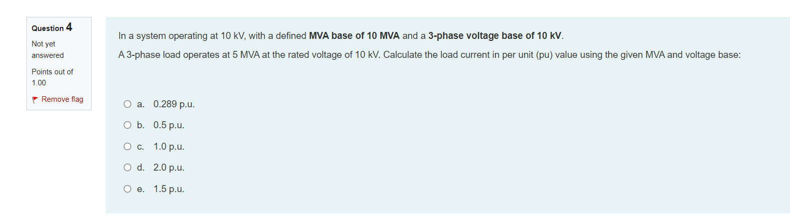 Solved In a system operating at 10kV, with a defined MVA | Chegg.com