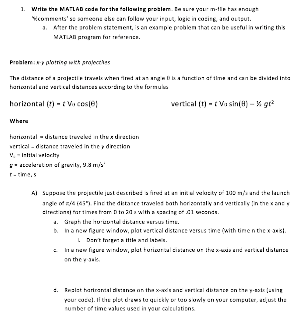 Solved Create a MATLAB code that asks for user input for | Chegg.com