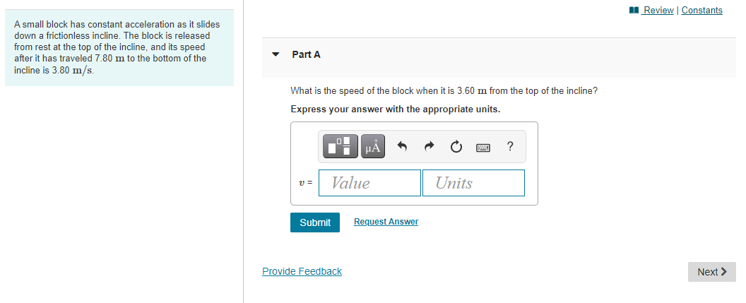 Solved Review Constants A rocket, initially at rest on the | Chegg.com