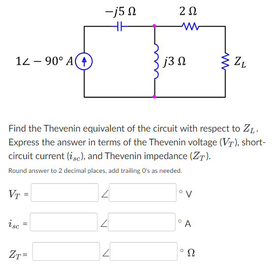 Solved Find the Thevenin equivalent of the circuit with | Chegg.com