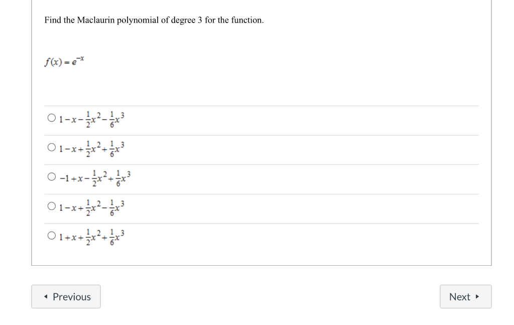Solved Find a first-degree polynomial function Pi whose | Chegg.com