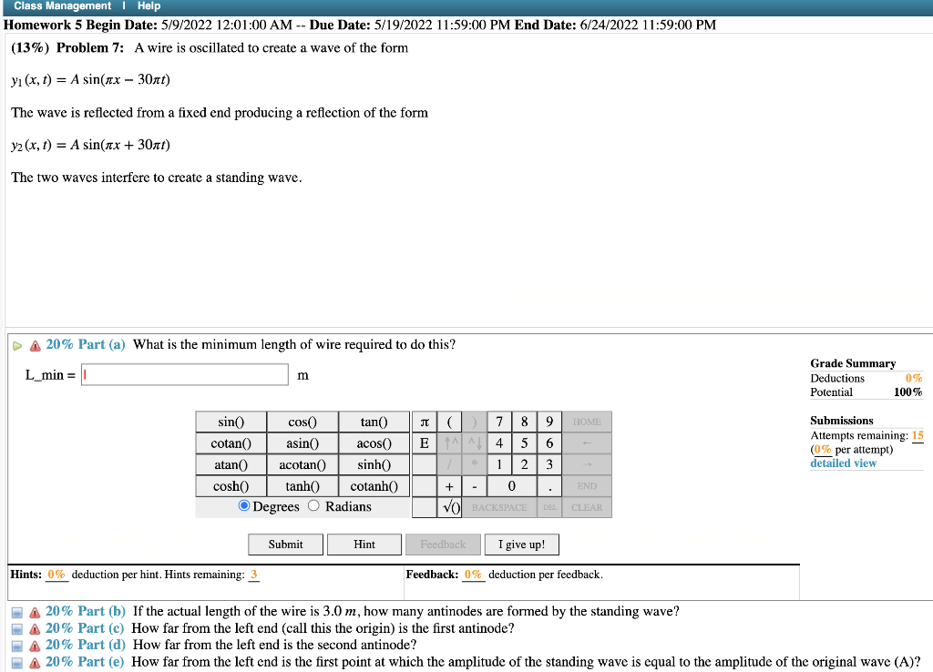 Solved Class Management | Help Homework 5 Begin Date: | Chegg.com