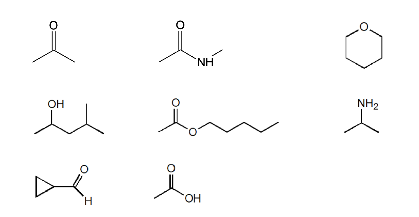 [Solved]: Identify the organic functional group present in e