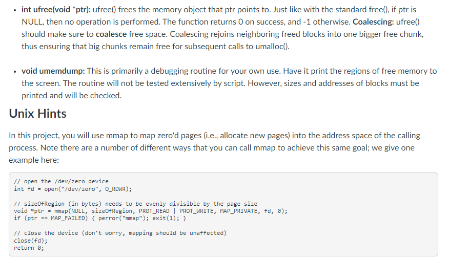 Solved PROJECT :: Linux Memory AllocatorFor this assignment, | Chegg.com