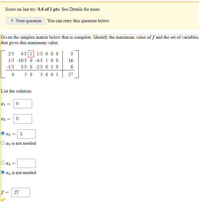 Solved Score on last try: 0.6 of 1 pts. See Details for | Chegg.com