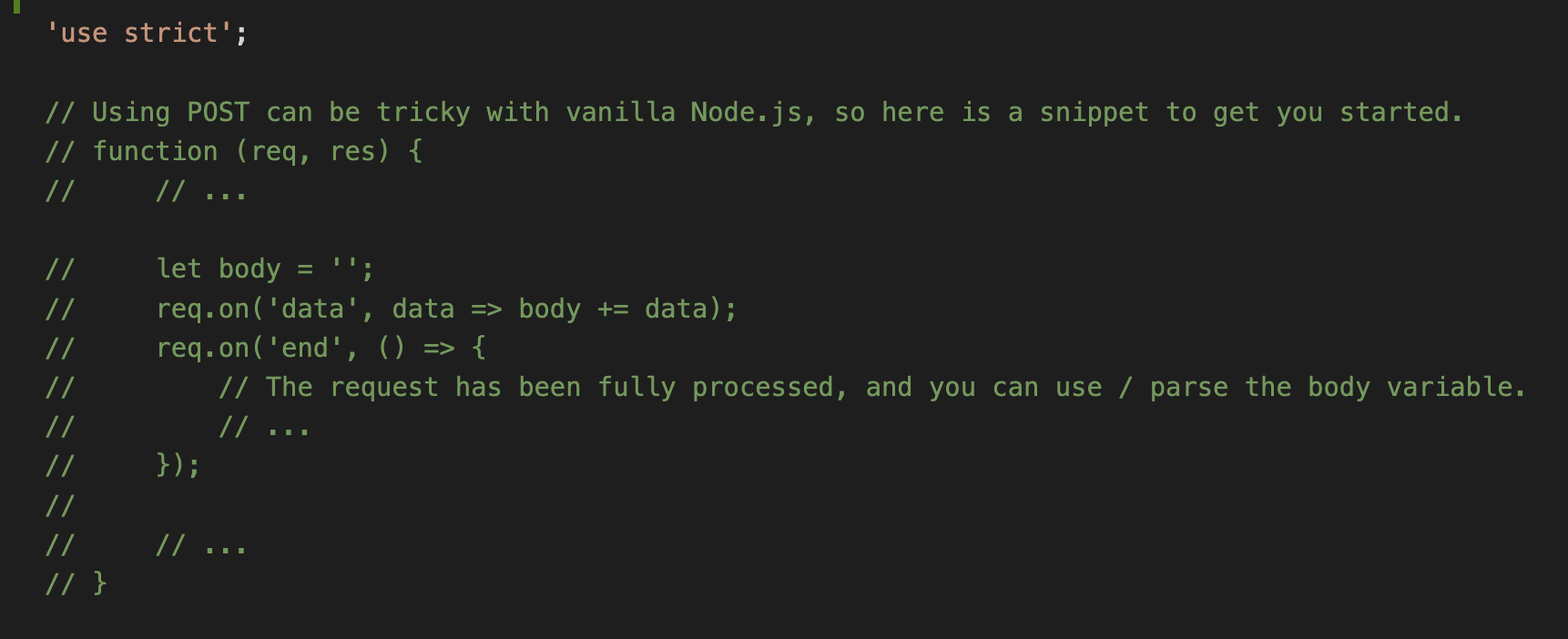 Solved 1. A Basic Node.js Server You will implement a basic | Chegg.com