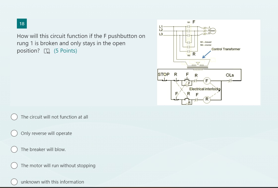 Solved How will this circuit function if the F ﻿pushbutton | Chegg.com