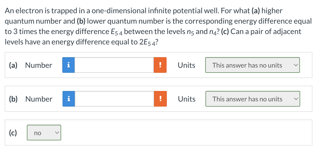 Solved An electron is trapped in a one-dimensional infinite | Chegg.com