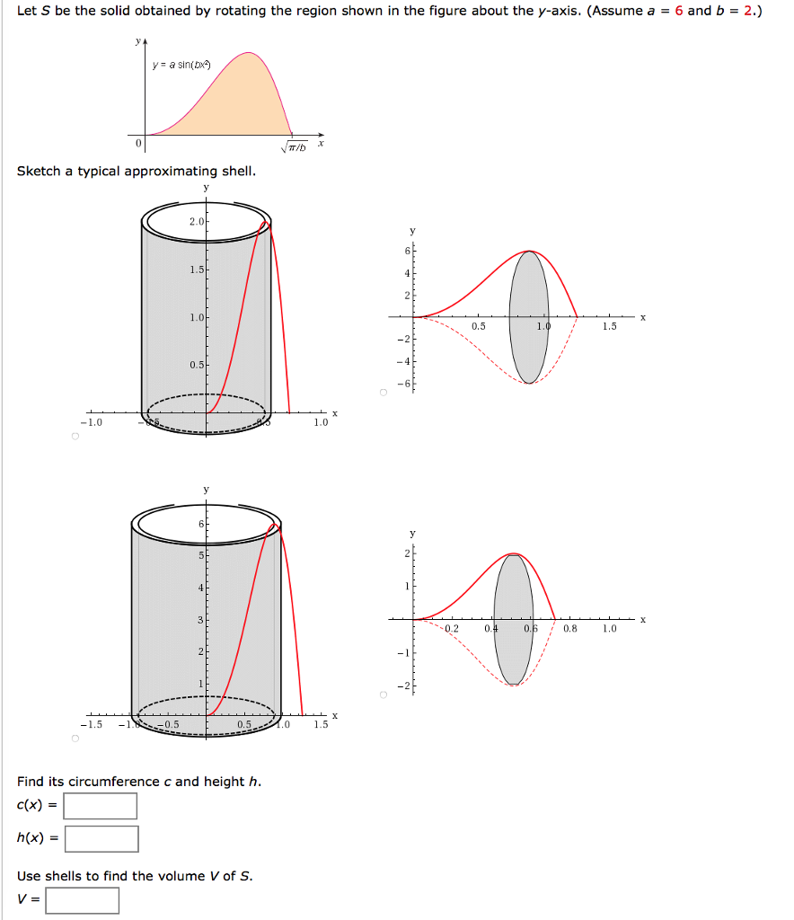 Solved Let S be the solid obtained by rotating the region | Chegg.com