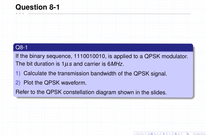 Solved If the binary sequence, 1110010010, is applied to a | Chegg.com