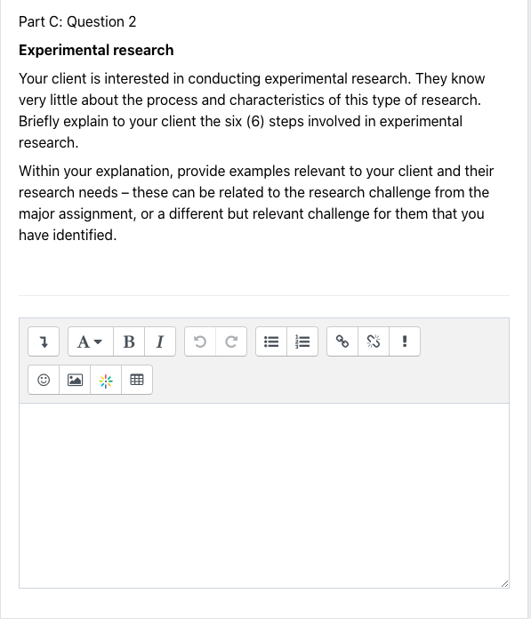Solved Part C: Question 1 Observation research Explain how | Chegg.com