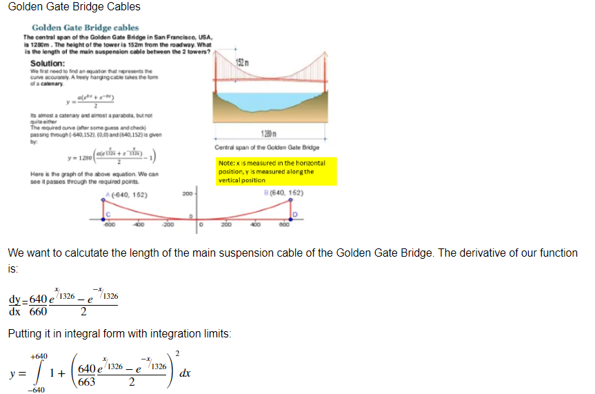 Solved Golden Gate Bridge Cables Golden Gate Bridge cables | Chegg.com
