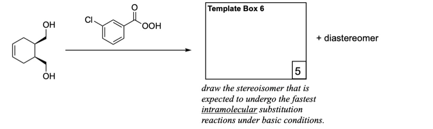 Solved Template Box 6 OH OOH + diastereomer