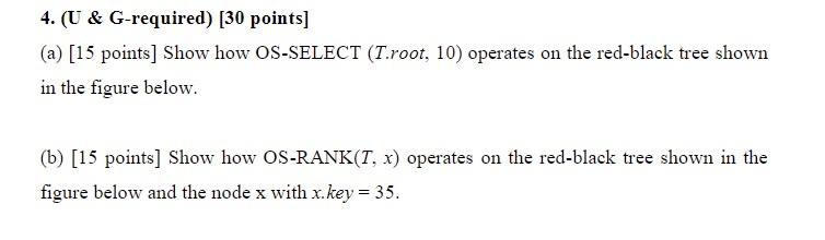 Solved 4. (U \& G-required) [ 30 points] (a) [15 points] | Chegg.com