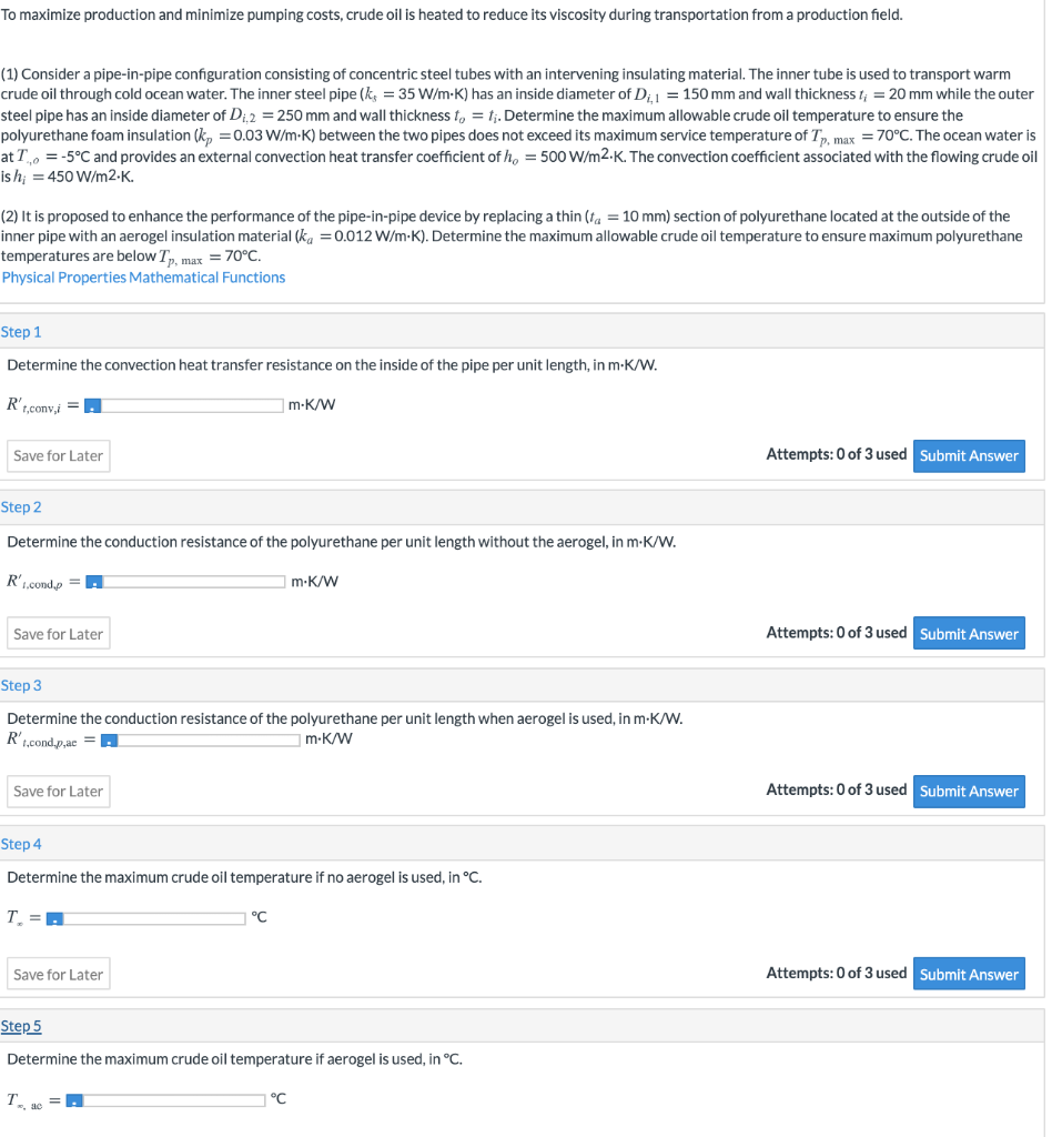 Solved To maximize production and minimize pumping costs, | Chegg.com