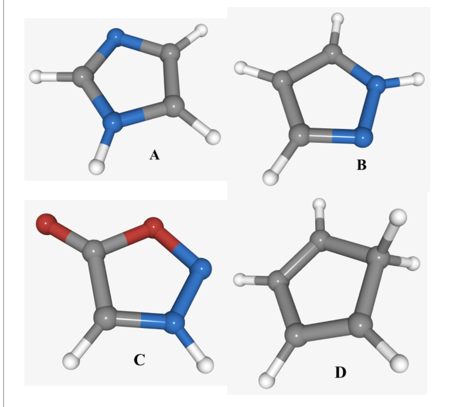 Solved A skeletal structure for molecule C (C4H6O), which | Chegg.com
