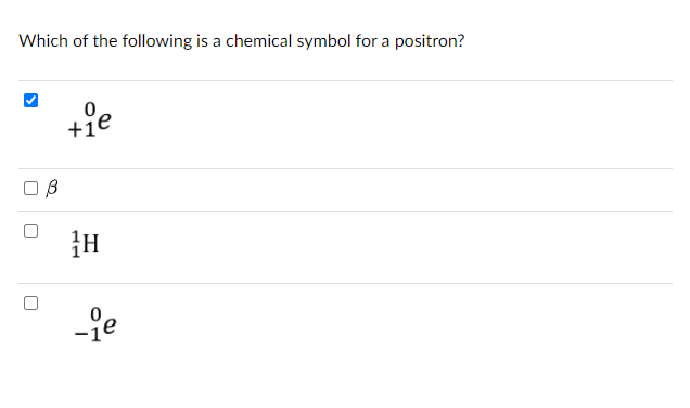 Solved Which of the following is a chemical symbol for a | Chegg.com