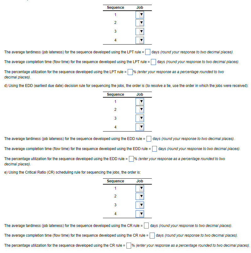 Solved a) Using the FCFS (first come, first served) decision | Chegg.com