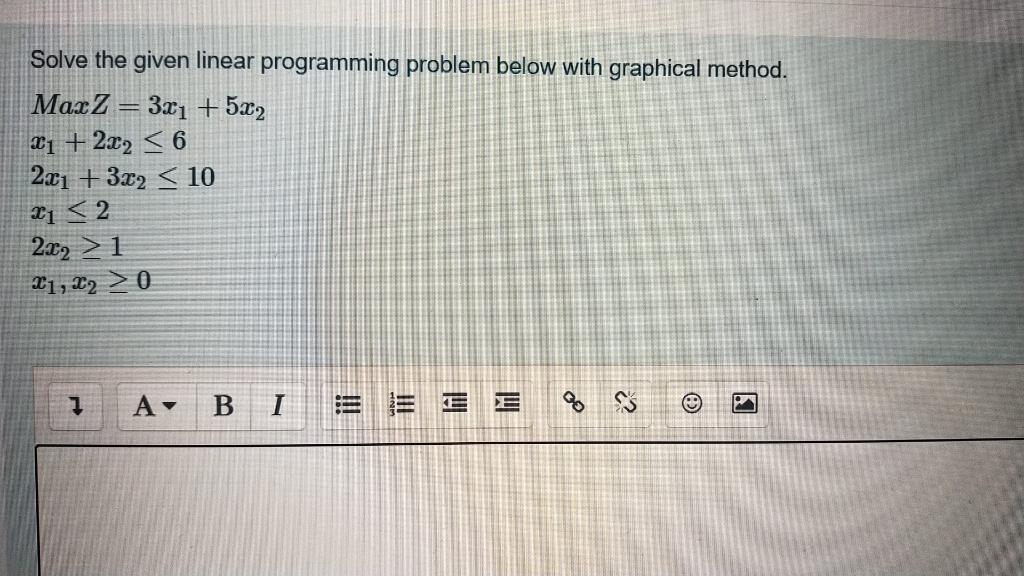 Solved Solve the given linear programming problem below with | Chegg.com