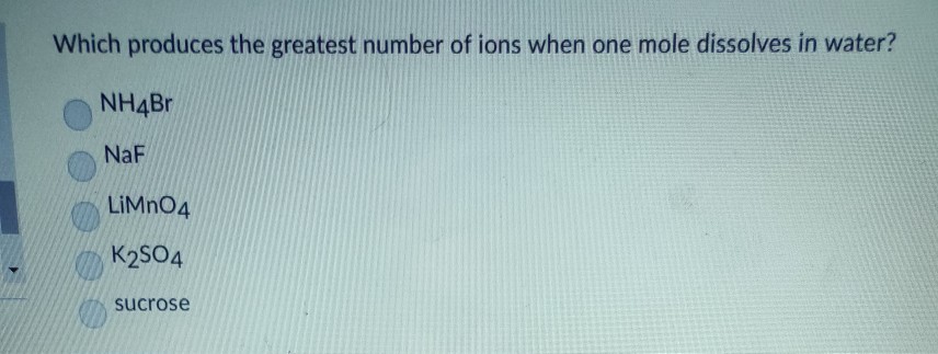 Solved Choose the aqueous solution below with the highest | Chegg.com