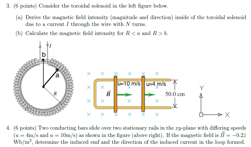 Solved 3. (6 points) Consider the toroidal solenoid in the | Chegg.com