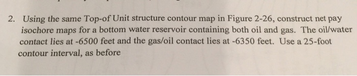 Using the same Top-of Unit structure contour map in | Chegg.com