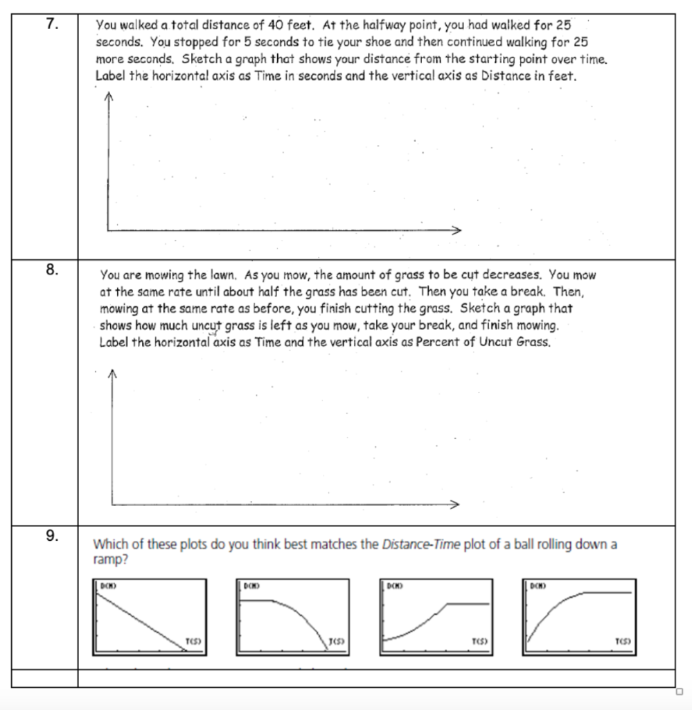 Solved 7. You walked a total distance of 40 feet. At the | Chegg.com
