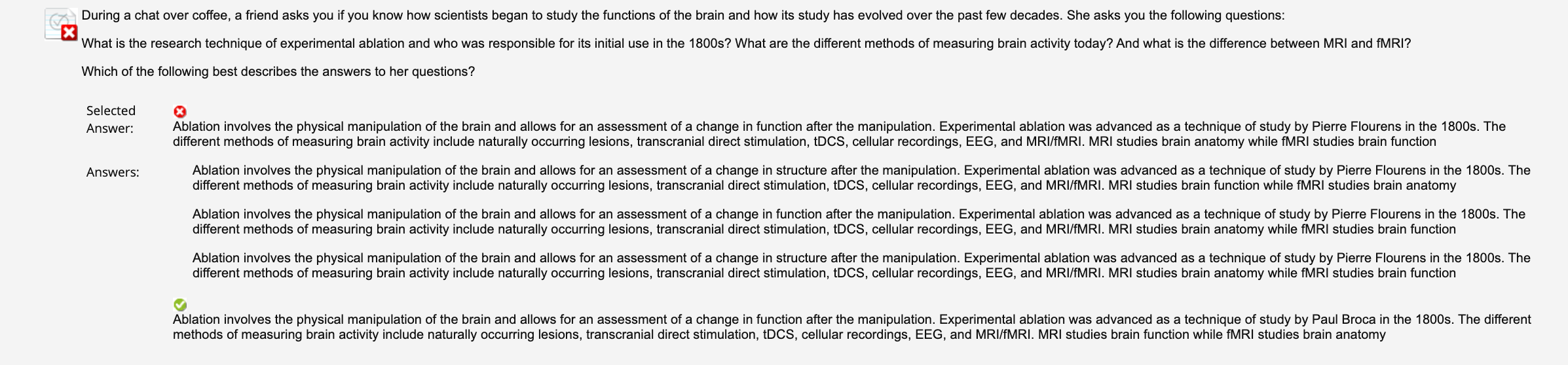 Solved Hi, Im trying to learn but I got this question wrong. | Chegg.com