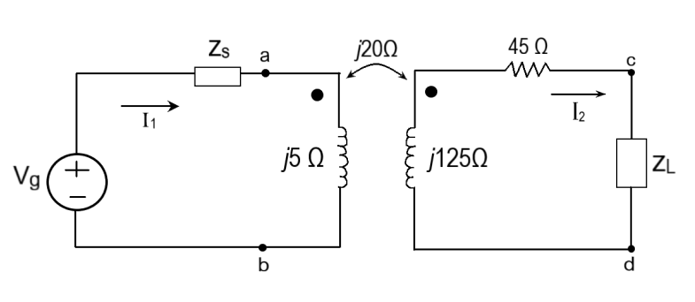 Solved With the linear transformer circuit shown above, | Chegg.com