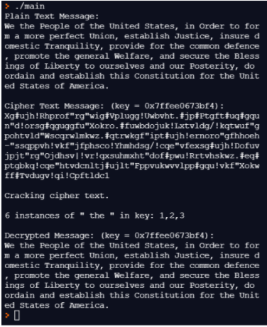 Using nested for loops to crack an encrypted array | Chegg.com