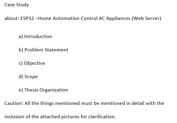 Solved about: ESP32 -Home Automation Control AC Appliances | Chegg.com