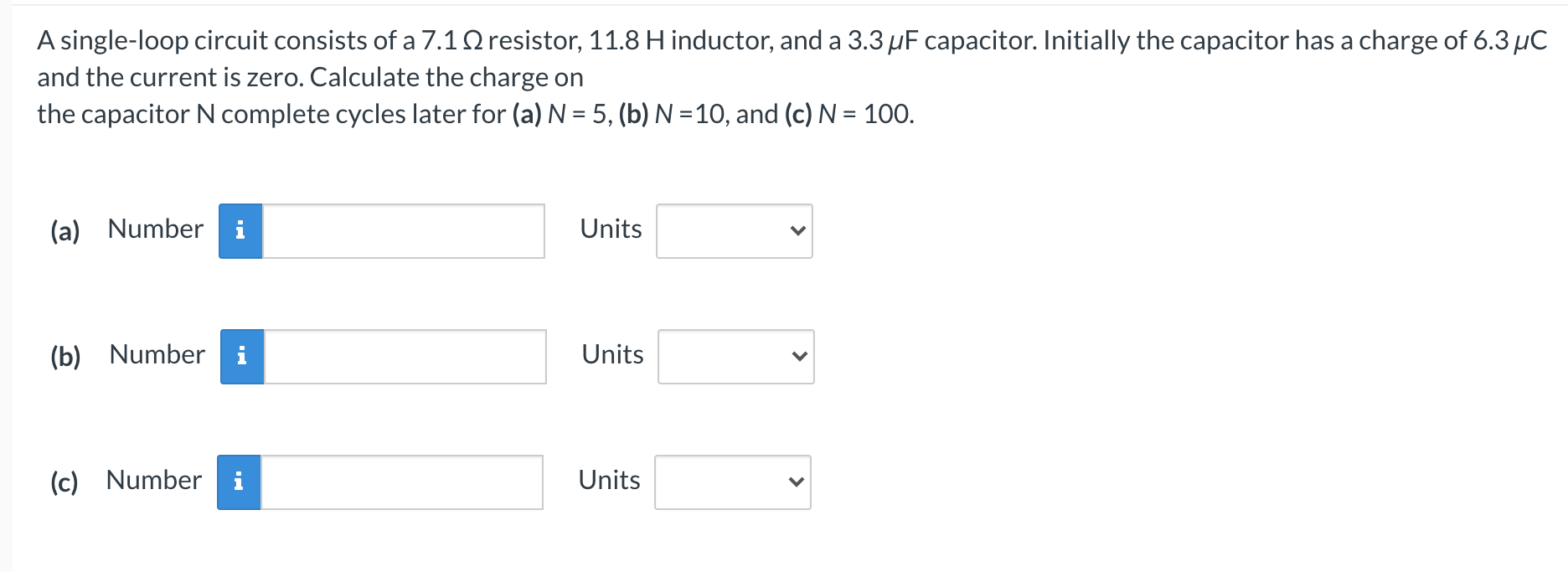 Solved A single-loop circuit consists of a 7.1Ω resistor, | Chegg.com