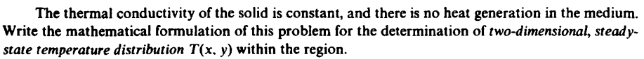 Solved 2-28 Consider the two-dimensional, steady-state heat | Chegg.com