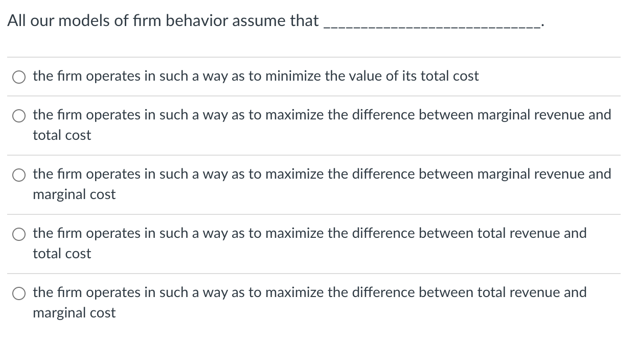 Solved When an increase in the firm's scale of operations | Chegg.com