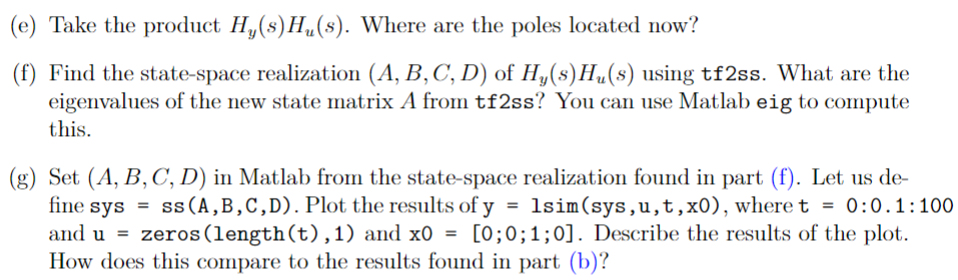 Solved Problem 5. (35 Points) The linearization of the | Chegg.com