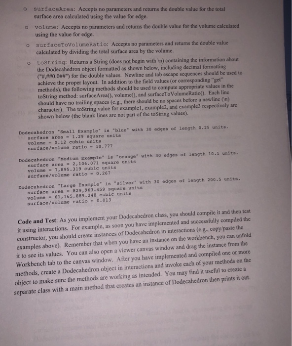 Solved Specifications Overview: You will write a program | Chegg.com