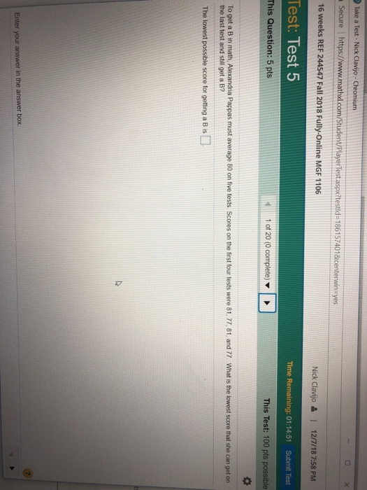 Algebra Archive | December 07, 2018 | Chegg.com
