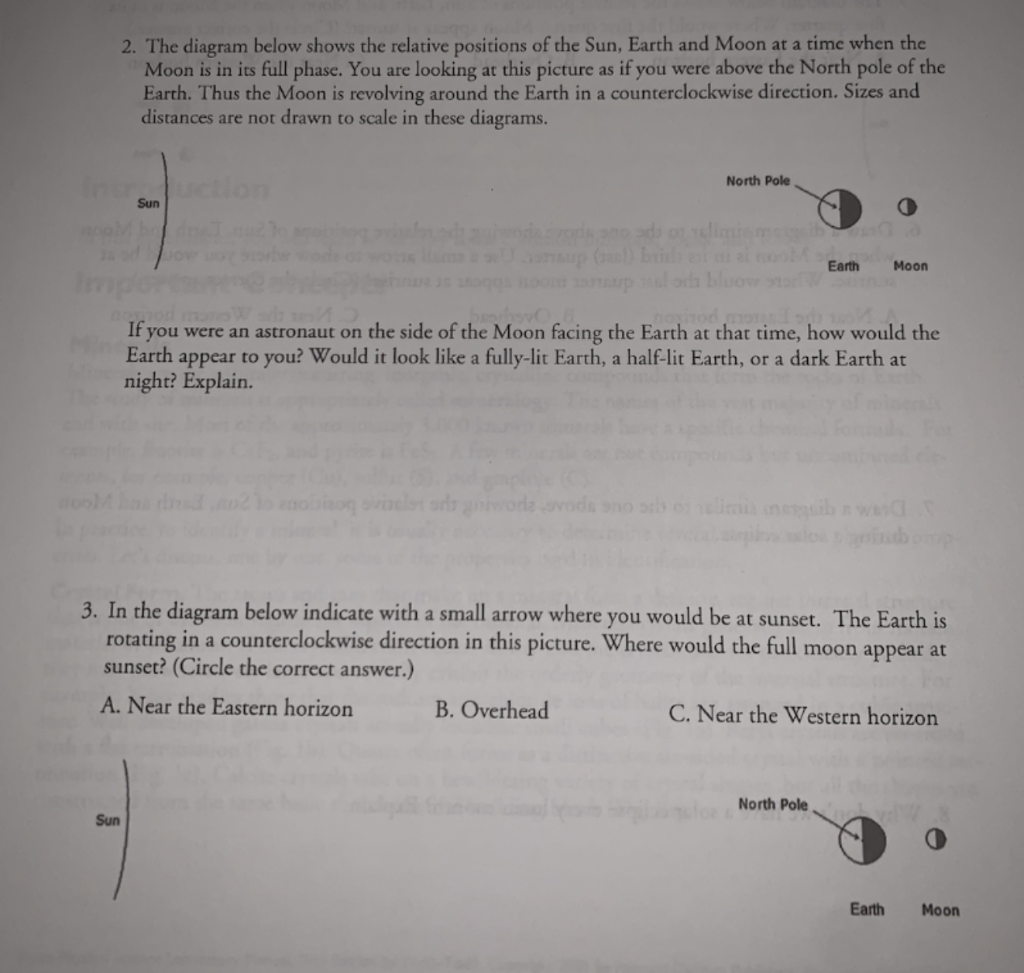 Solved 2. The diagram below shows the relative positions of | Chegg.com