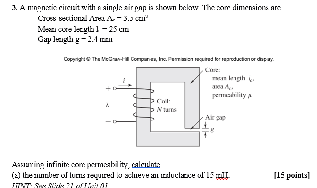 Solved 4. Repeat problem 3 for a core relative permeability | Chegg.com