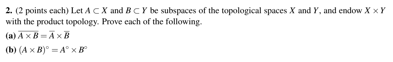 Solved Write a proper mathematical proof please. I am trying | Chegg.com